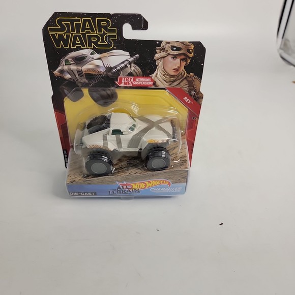 Mattel | Toys | Star Wars Hot Wheels All Terrain Character Cars Rey ...